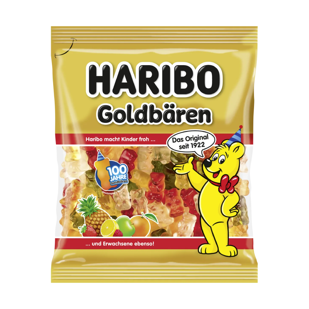 Haribo (German) - Goldbären Gummy Candy 3.53 oz | Lehr's German Specialties