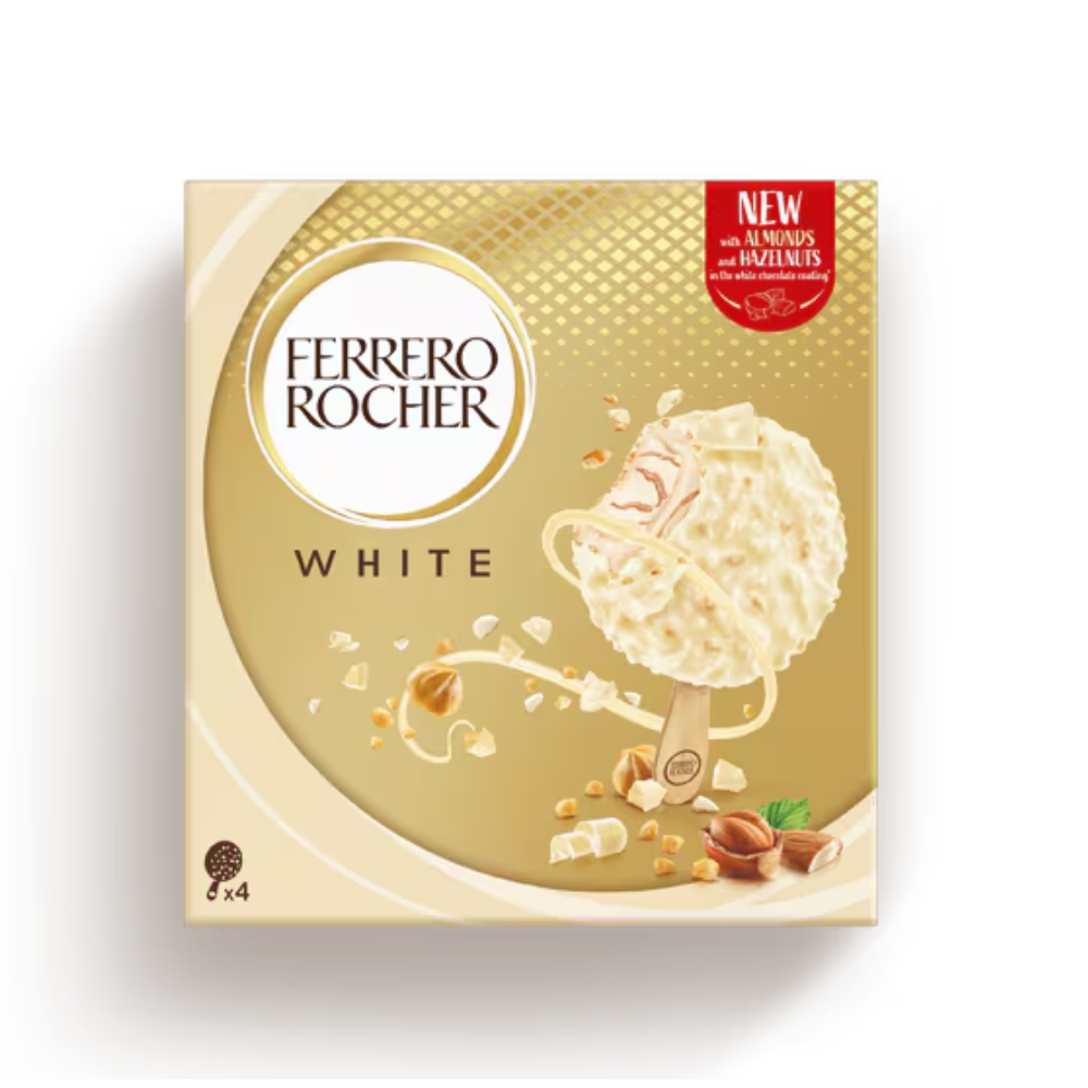 Ferrero Rocher - Ice Cream White 4 Pcs | Lehr's German Specialties