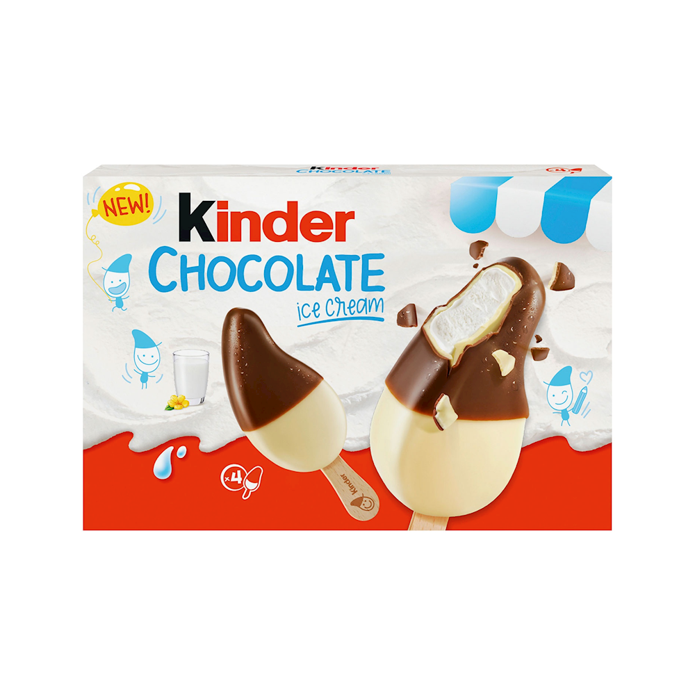 Kinder - Chocolate Ice Cream 4 Pcs | Lehr's German Specialties