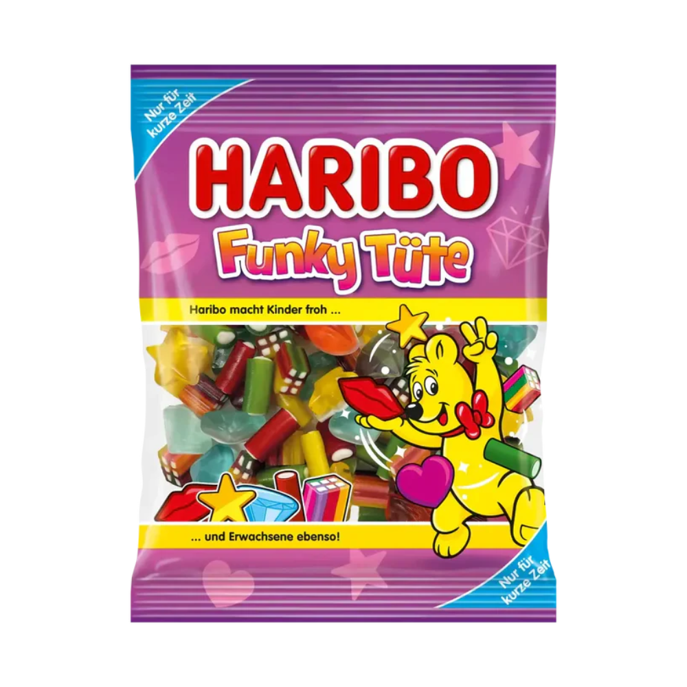 Haribo (German) - Limited Edition! Funky Tüte Gummy Candy | Lehr's ...