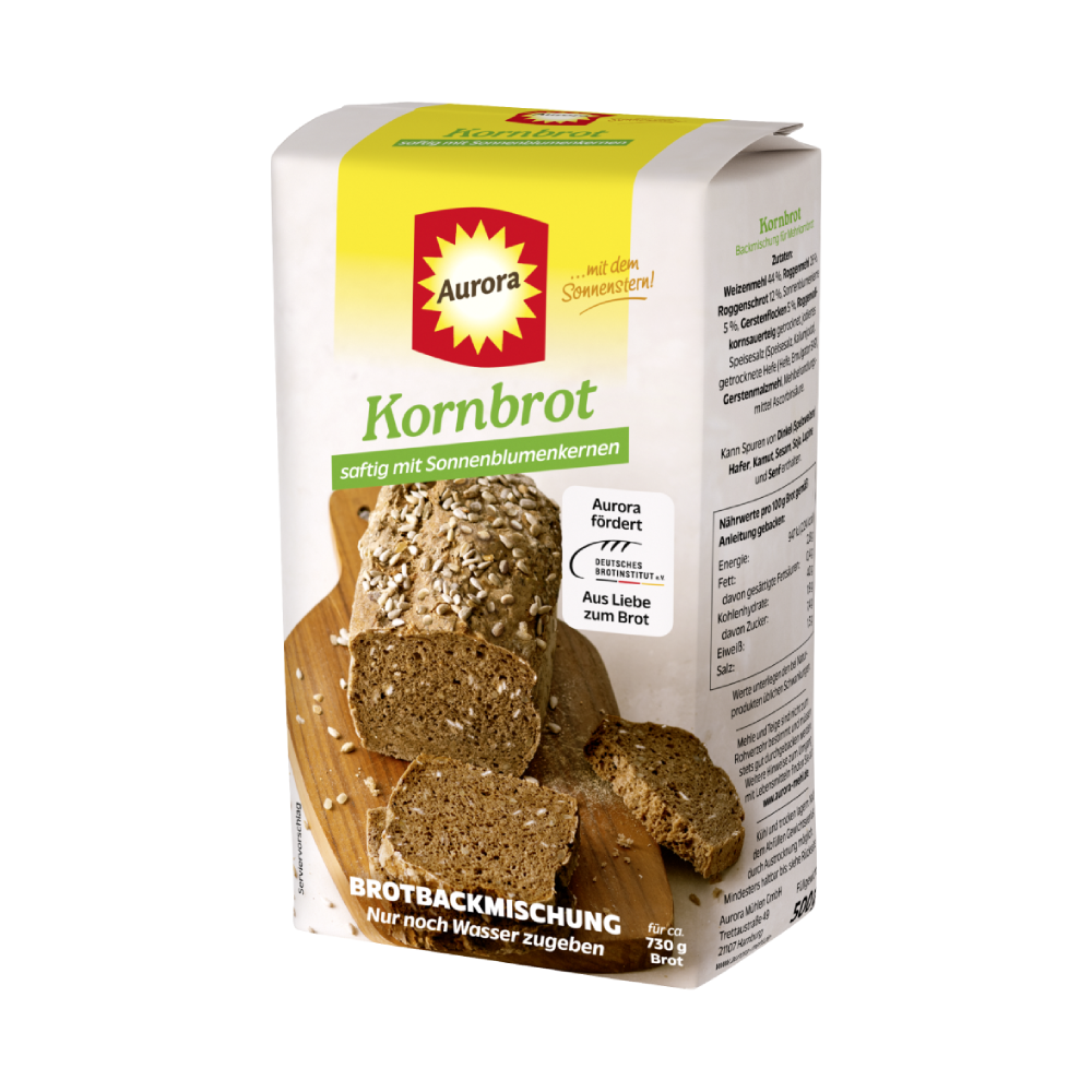 Aurora - Kornbrot (Bread Mix Sunflower Seed Bread) | Lehr's German ...