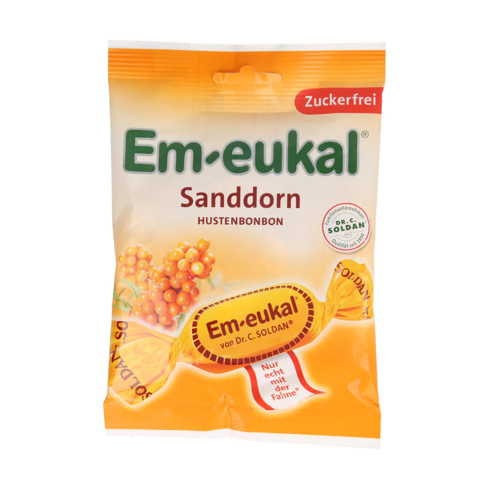 Dr. Soldan - Em-eukal Sanddorn Bonbons Zuckerfrei (Sugar-Free Sea ...