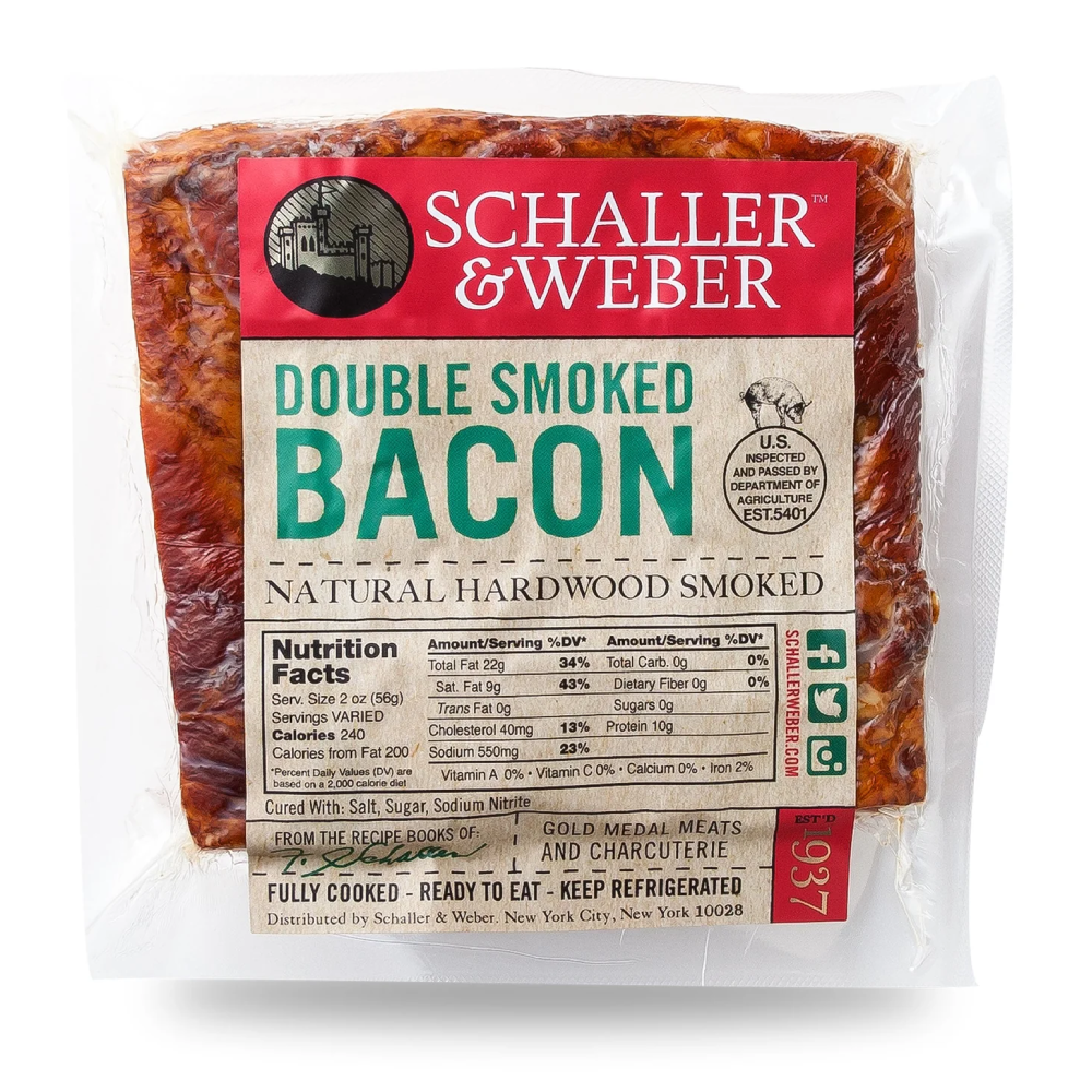 Schaller & Weber - Double Smoked Bacon | Lehr's German Specialties