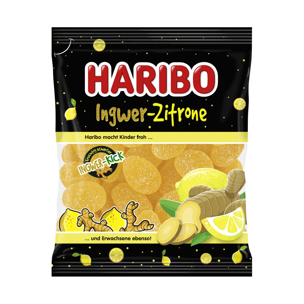 Haribo (German) - Ingwer-Zitrone Gummy Candy | Lehr's German Specialties