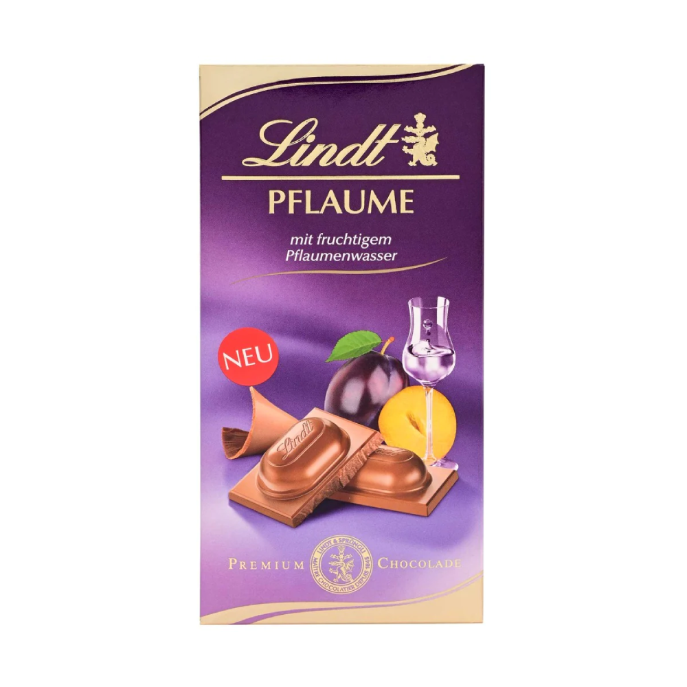 Lindt - Pflaume Liquid-Filled Chocolate | Lehr's German Specialties