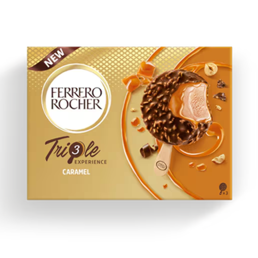 Ferrero Rocher - Triple Experience Caramel Ice Cream 3 Pcs | Lehr's ...