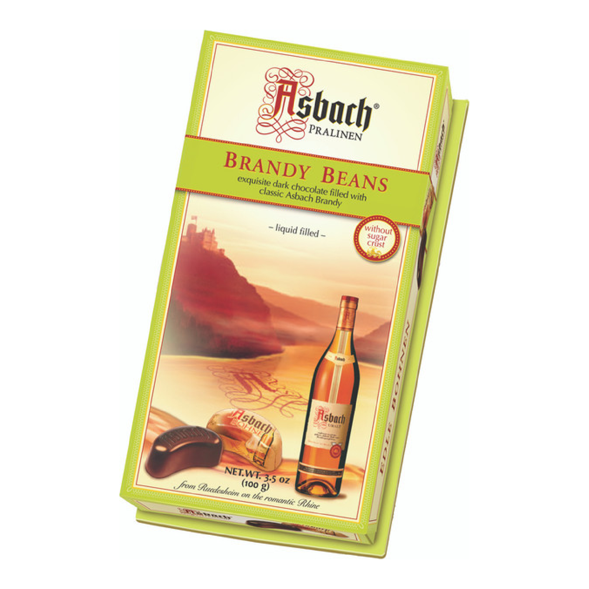 Asbach - Brandy Beans Dark Chocolate 10-Piece | Lehr's German Specialties