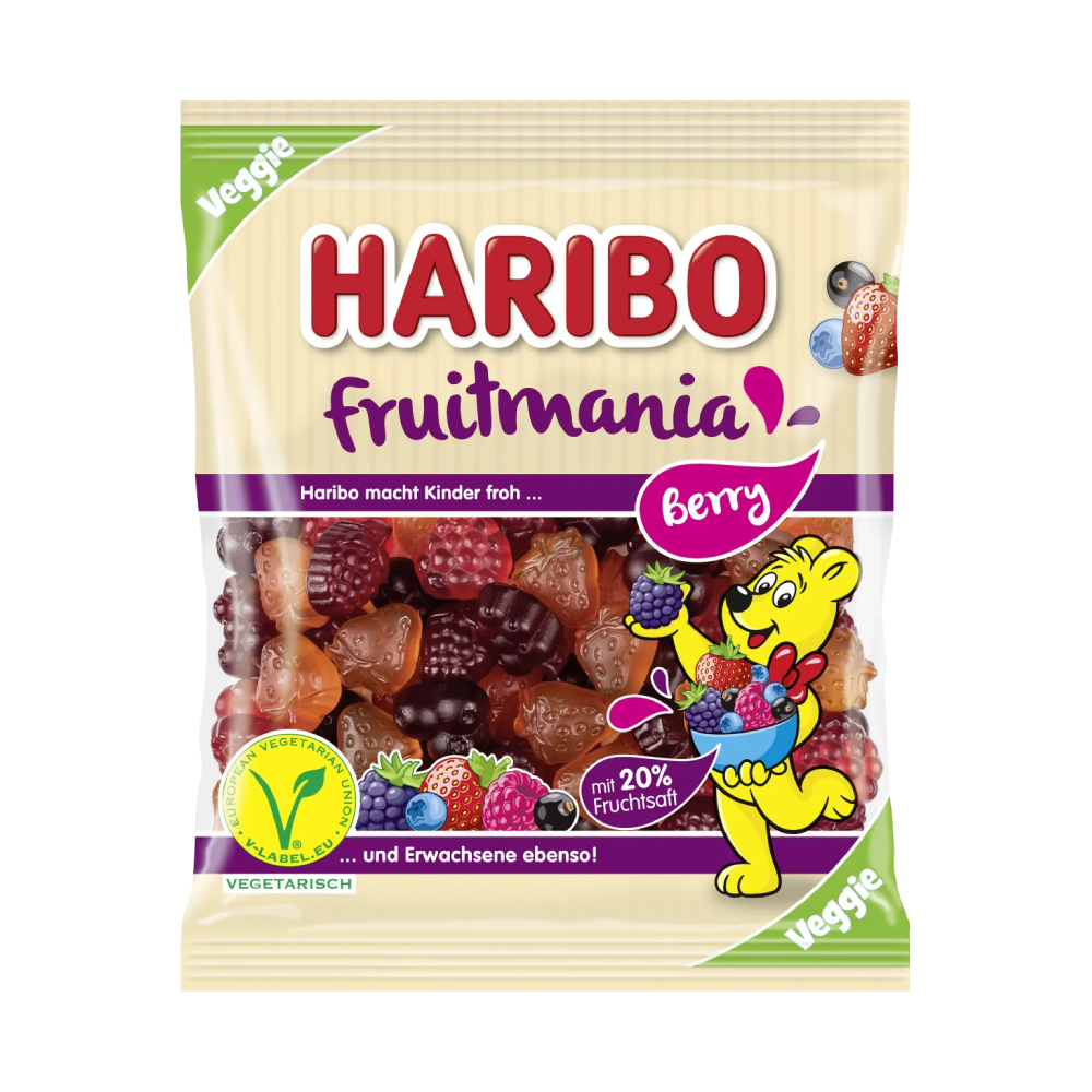 Haribo (German) - Fruitmania Berry Gummy Candy | Lehr's German Specialties