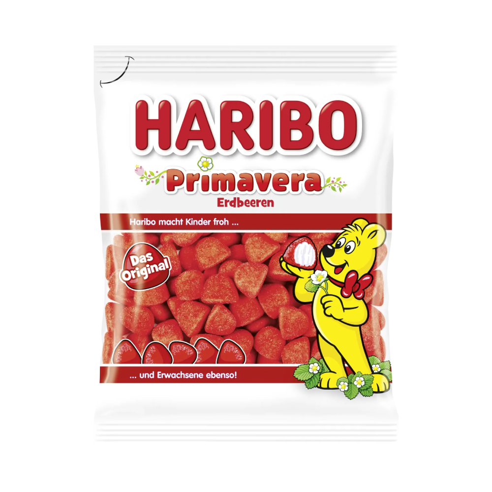 Haribo (German) - Primavera Erdbeeren (175g) | Lehr's German Specialties
