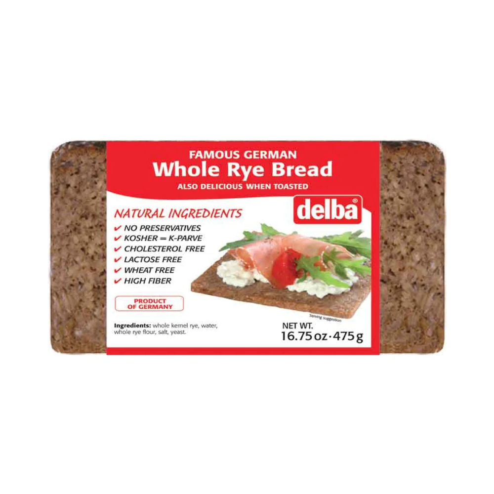 Delba - Whole Rye Bread | Lehr's German Specialties