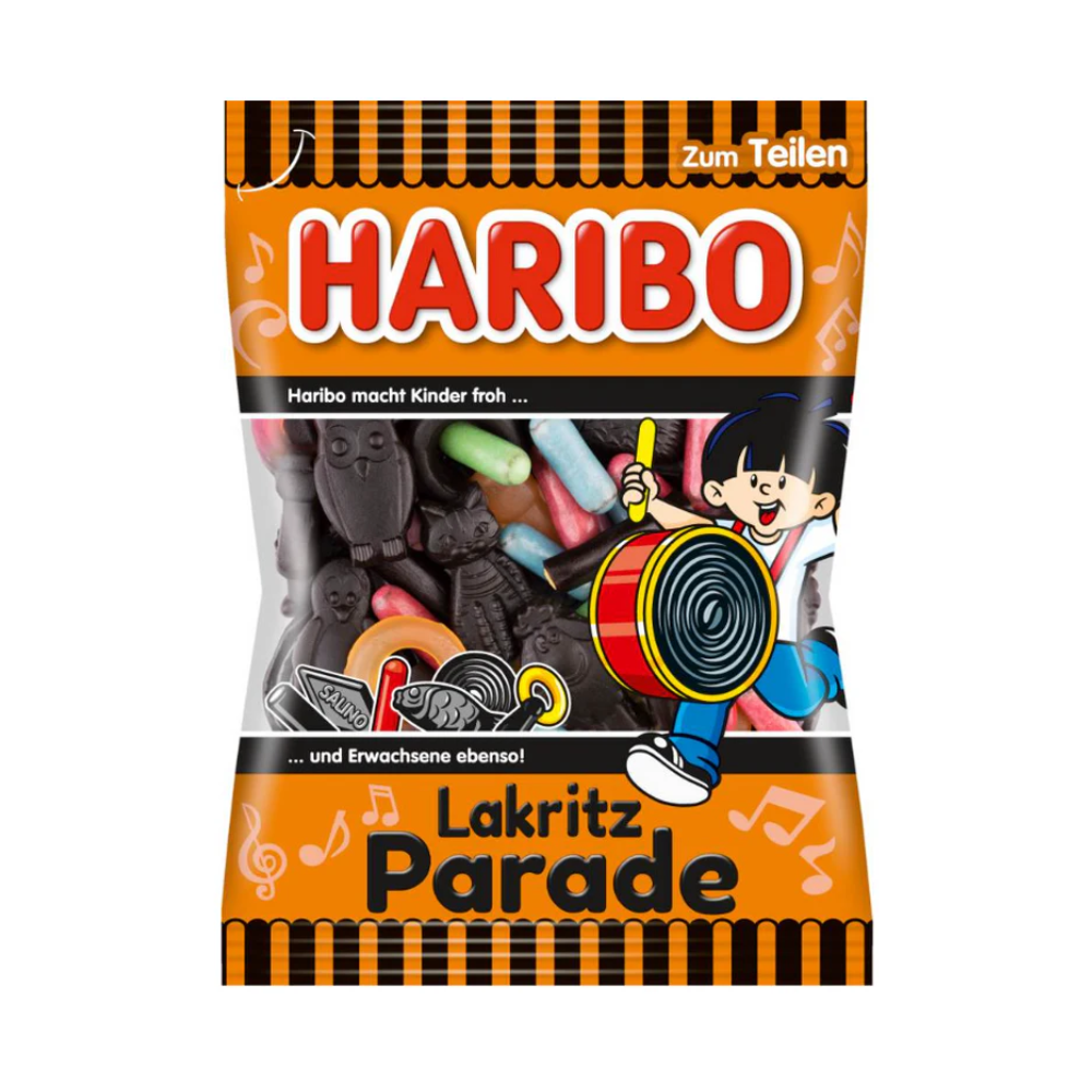 Haribo (German) - Lakritz (Licorice) Parade Gummy Candy | Lehr's German ...